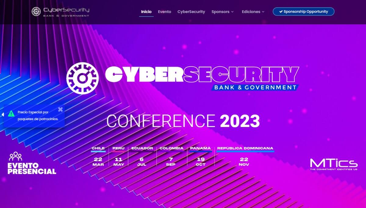 CyberSecurity Bank & Government 2023 - Evento Ciberseguridad | MTICS