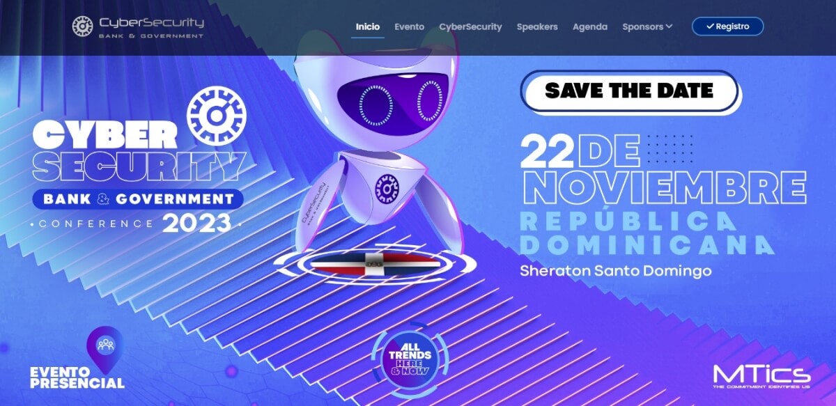 CyberSecurity Bank & Government República Dominicana 2023 - Evento Ciberseguridad | MTICS